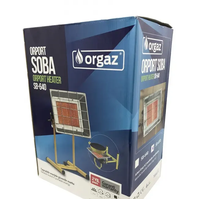 Soba pe Gaz Butelie Arzator Ceramic cu Suport Orgaz SB-60, 2900W